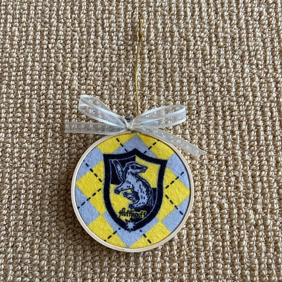 Holiday | Harry Potter Hufflepuff House Crest Ornament | Poshmark